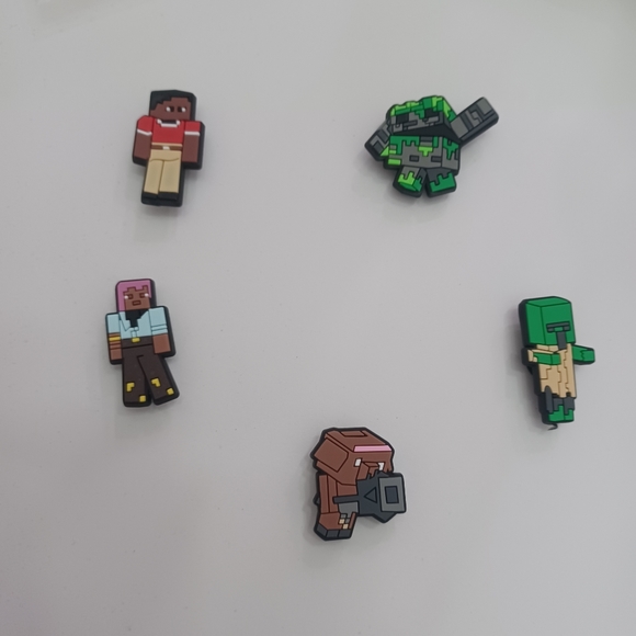 CROCS | Accessories | Minecraft Crocs Jibbitz Croc Charms You Get All 5 ...